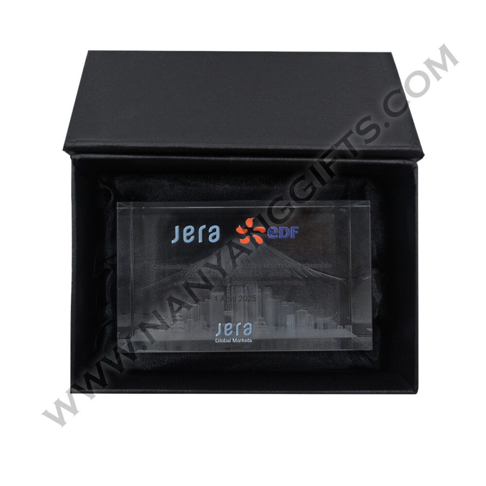 Premium Crystal Paper Weight Block | Enhance Office Aesthetic