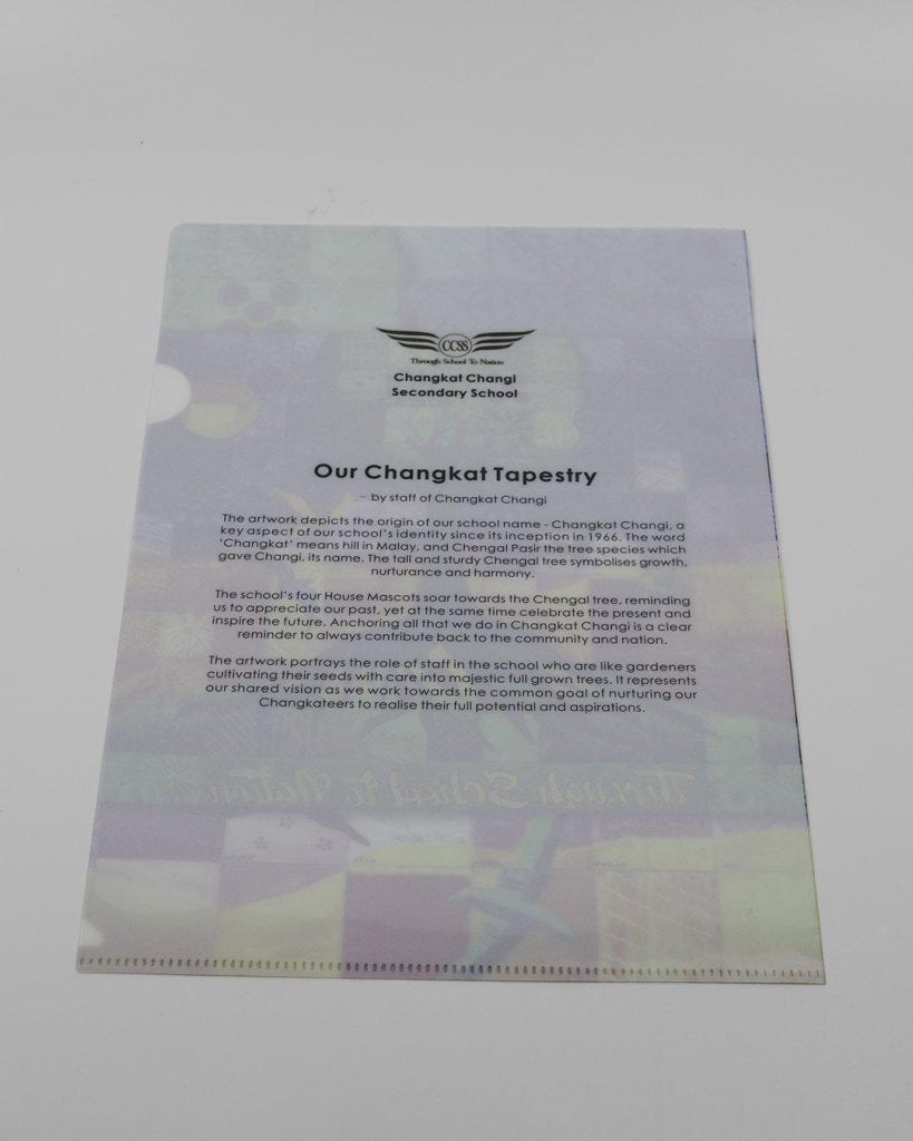 Customised Customised A4 L Shape File With Prints by Singapore
