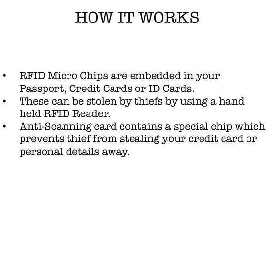 Rfid Nfc Anti Theft Scanning Card вџђ Ultimate Protection On The Go