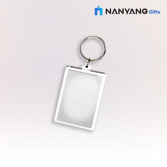 Transparent Blank Photo Frame Keychain | Custom Gift