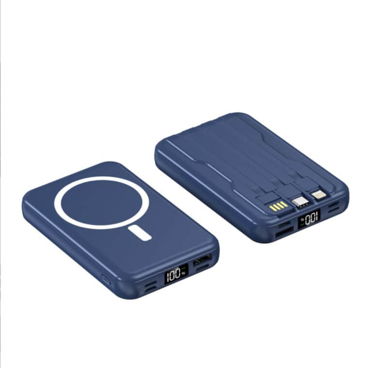 Trendy Magnetic Magsafe Powerbanks with Built in Cables