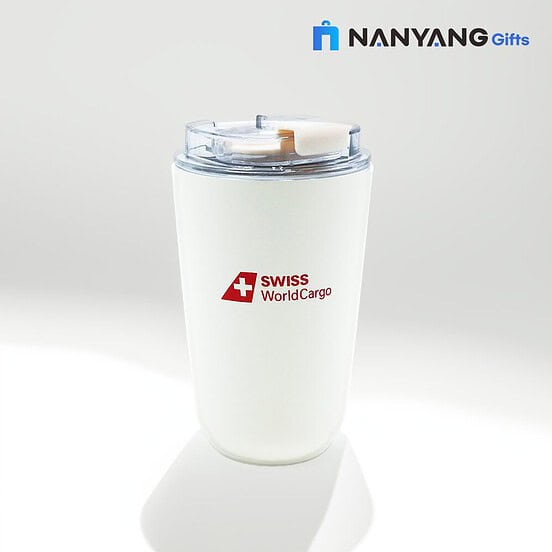 Custom 304 Stainless Steel Double Layer Office Coffee Cup