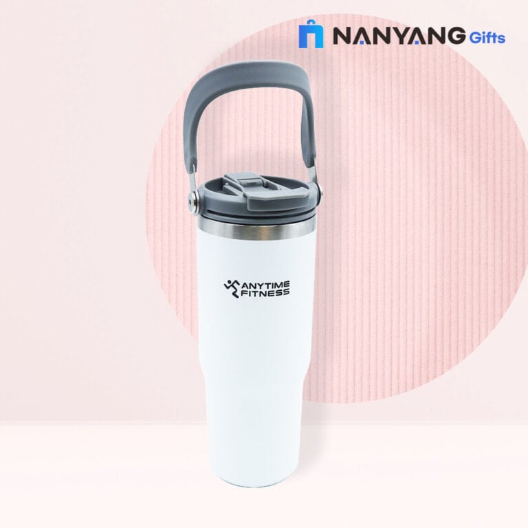 Customisable Logo Flask with Handle Vacuum Insulated Stainless Steel