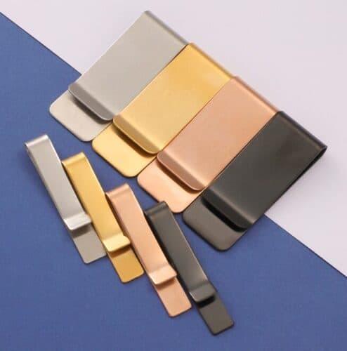 Stainless Steel Money Clip with Logo