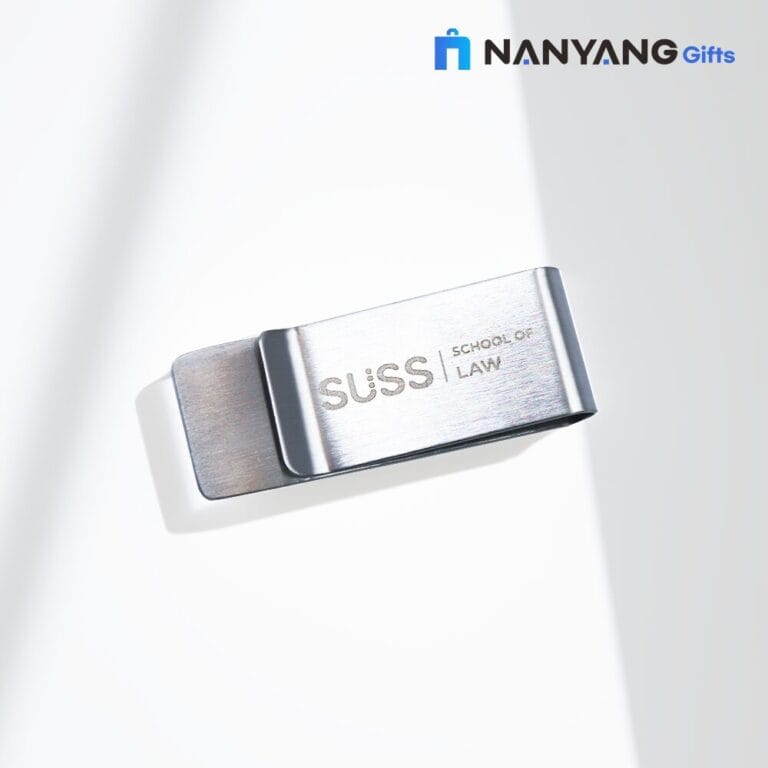 Stainless Steel Money Clip with Logo