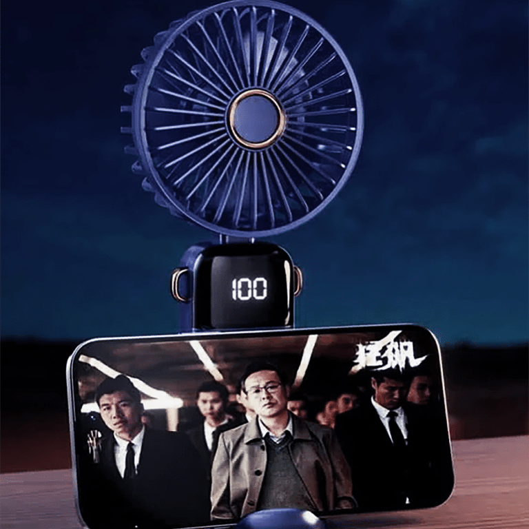 New Digital Display Handheld Foldable Fan | Corporate Gifts