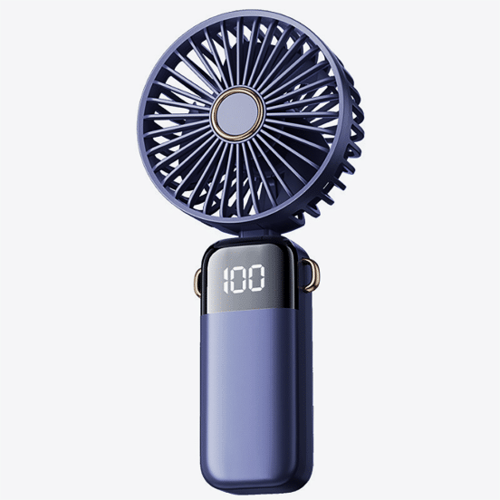 New Digital Display Handheld Foldable Fan | Corporate Gifts