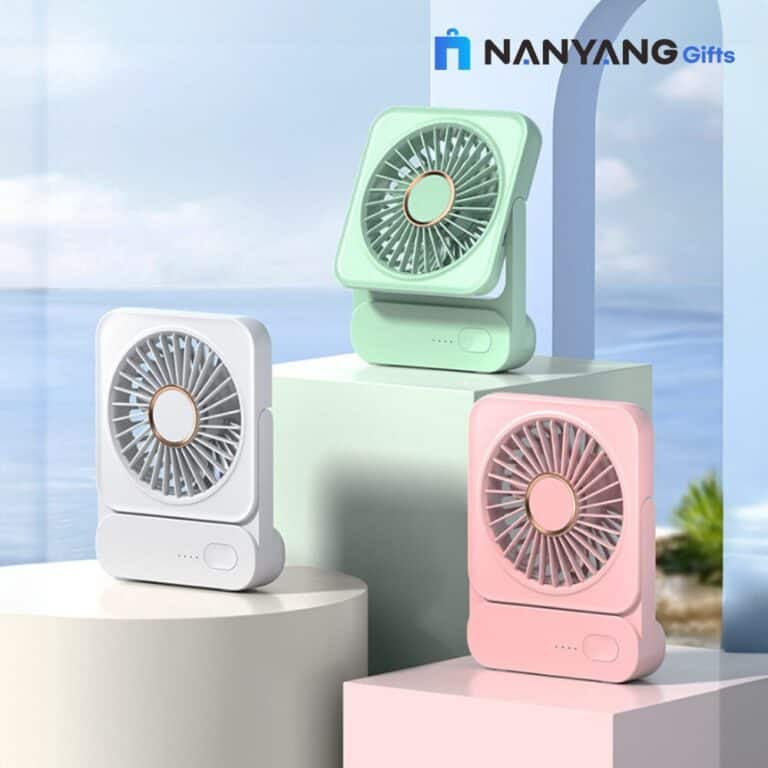 New Foldable Rechargeable Square Desktop Fan ⏐ Travel-Friendly