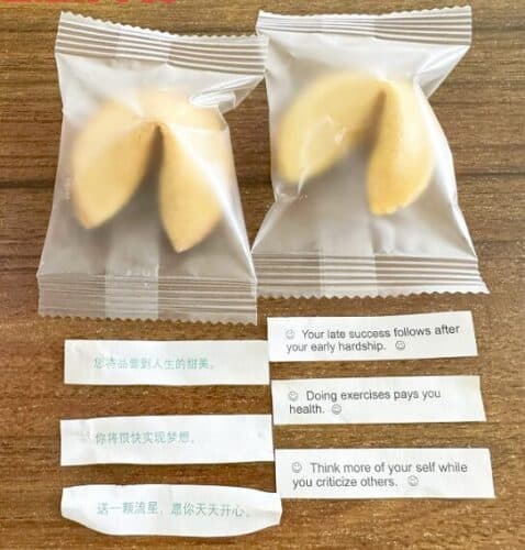 Custom Fortune Cookies with Personalised Logo & Message