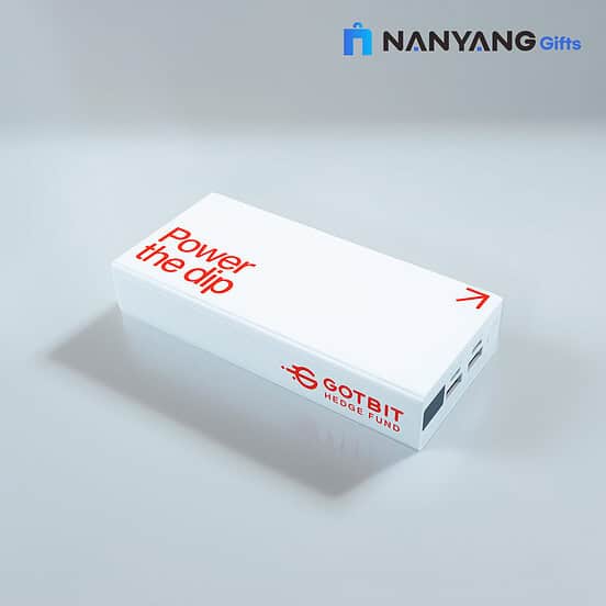 66W Flat Box Shaped Fast Charging Power Bank | Sleek & Portable