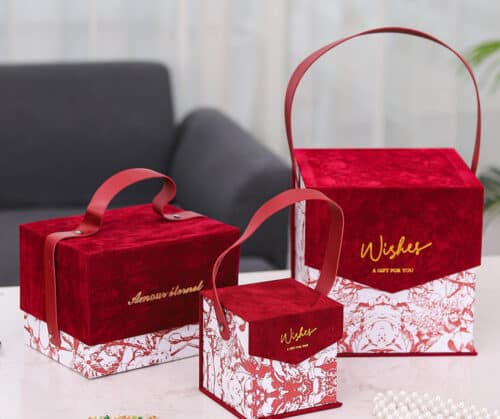 Customized Pattern Velvet Boxes And Packaging | Nanyang Gifts