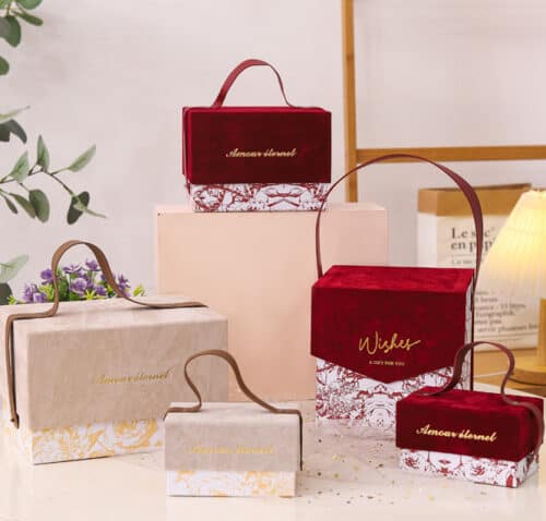 Customized Pattern Velvet Boxes And Packaging | Nanyang Gifts