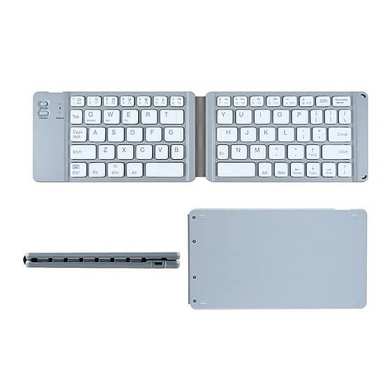 Bluetooth Folding Portable Keyboard With Logo | Perfect for Travel