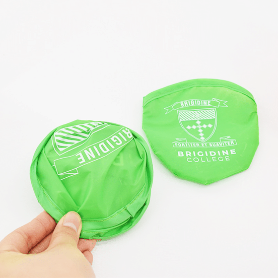 Custom Polyester Cloth Foldable Round Fan | Perfect for Events