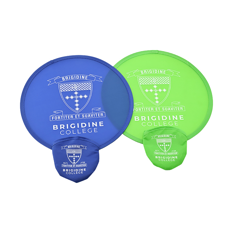 Custom Polyester Cloth Foldable Round Fan | Perfect for Events
