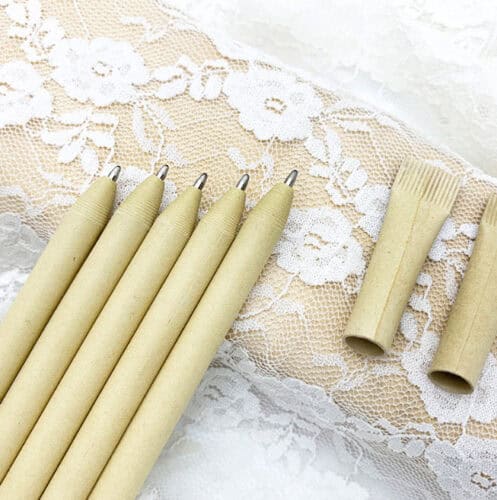 Custom Plantable Seed Paper Pen 0.5mm | Green Giveaway Idea