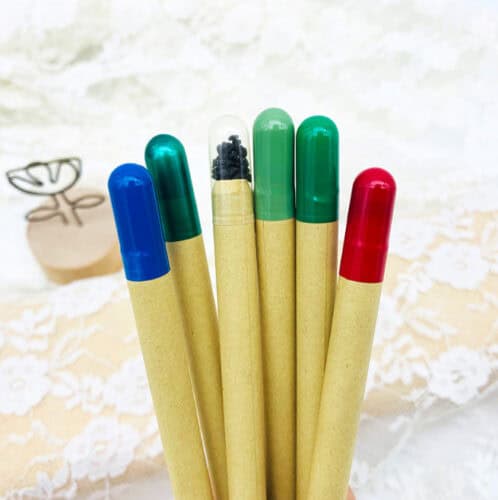 Custom Plantable Seed Paper Pen 0.5mm | Green Giveaway Idea