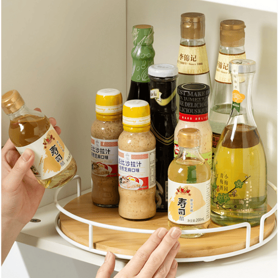 Wooden Kitchen Rotating Seasoning Tray | Corporate Gifts