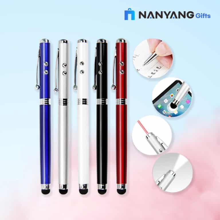 4 in 1 Multi-Function Touch Screen Ballpoint Pen With Laser | Gifts