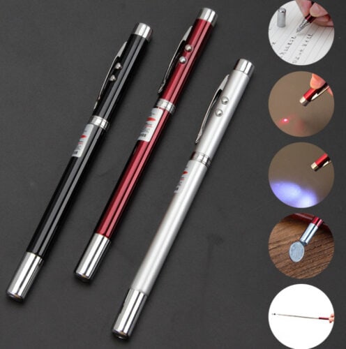 4 in 1 Multi-Function Touch Screen Ballpoint Pen With Laser | Gifts