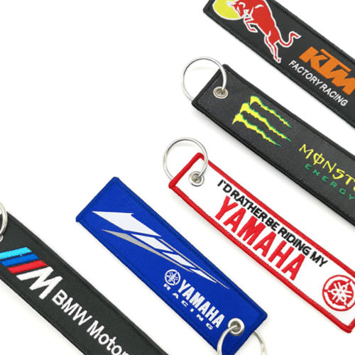 Customized Fabric Keychains (Woven Logo/Embroidery) | Gift Idea