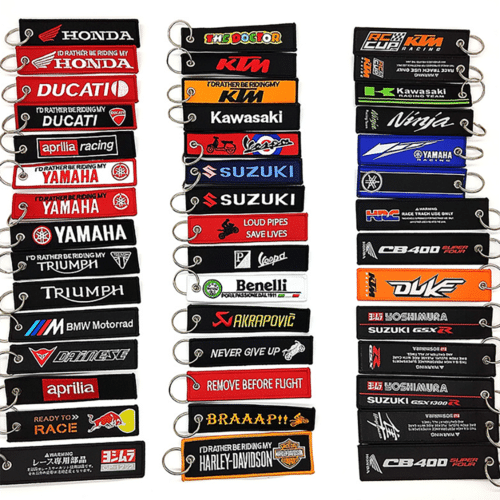Customized Fabric Keychains (Woven Logo/Embroidery) | Gift Idea
