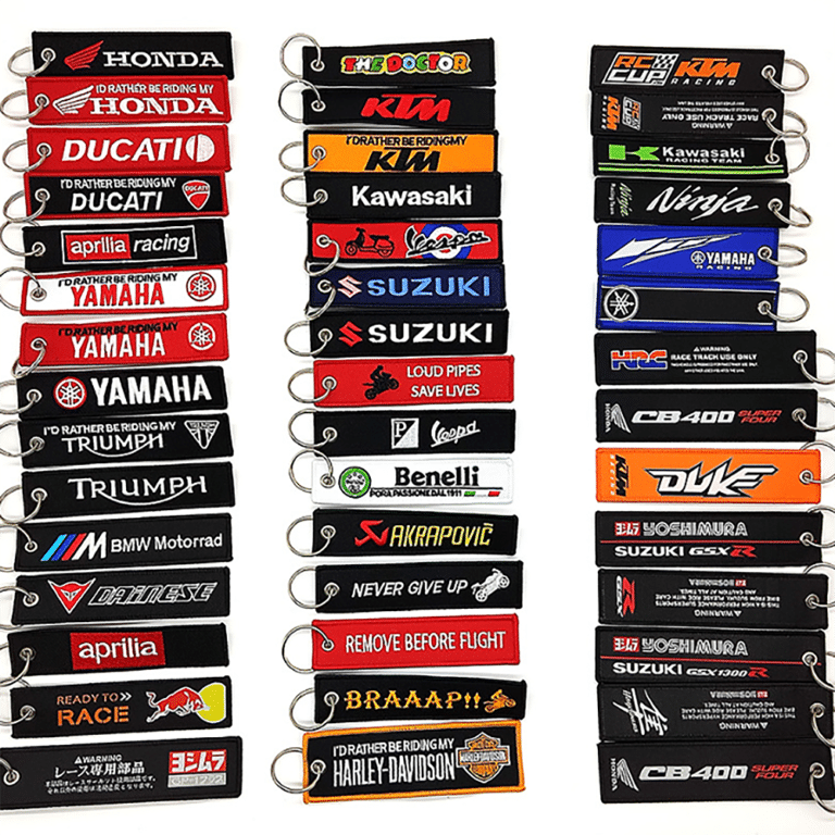 Customized Fabric Keychains (Woven Logo/Embroidery) | Gift Idea